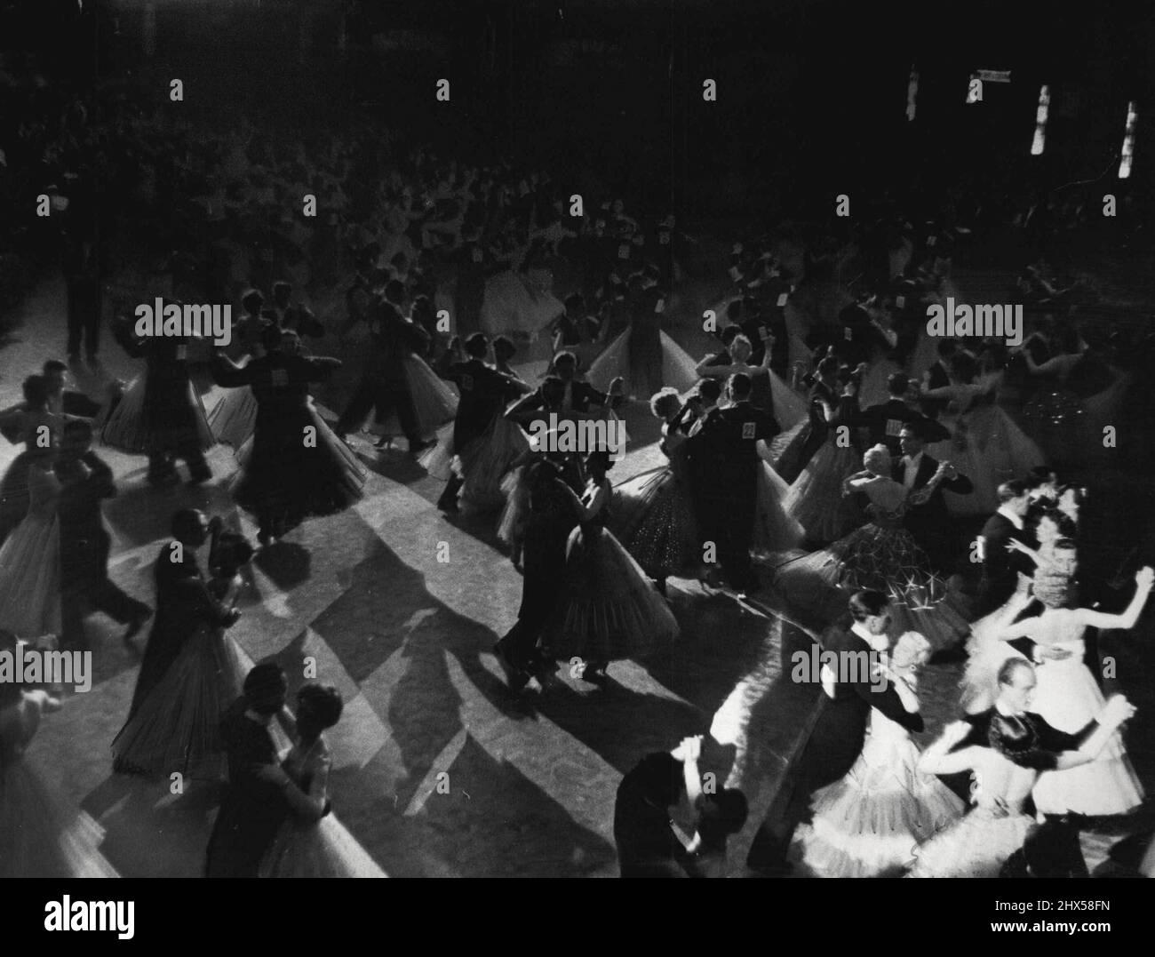 Ballroom - Dancing Big Business. July 23, 1955 Stock Photo - Alamy