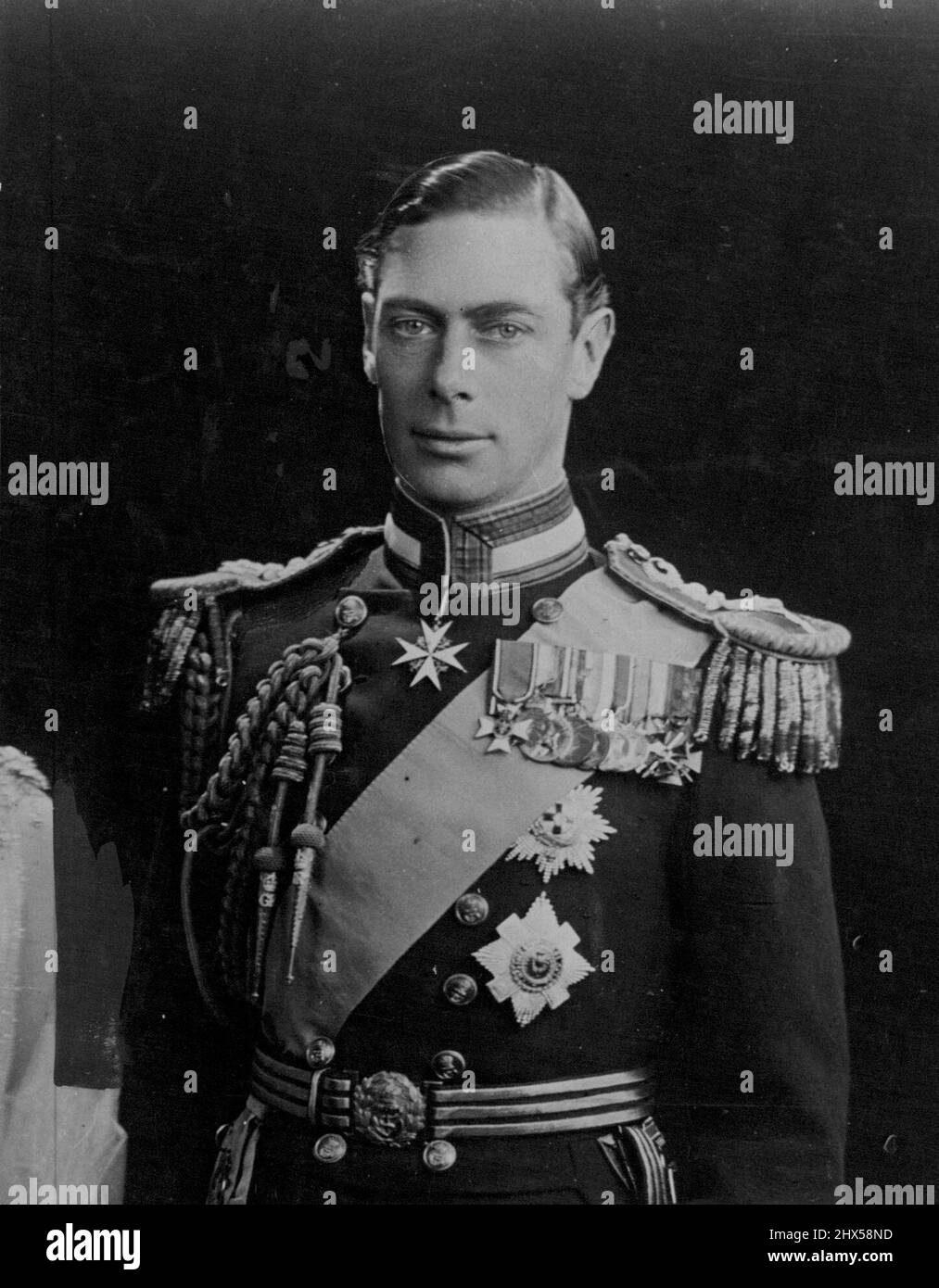 King George VI - (Portraits). August 23, 1937 Stock Photo - Alamy
