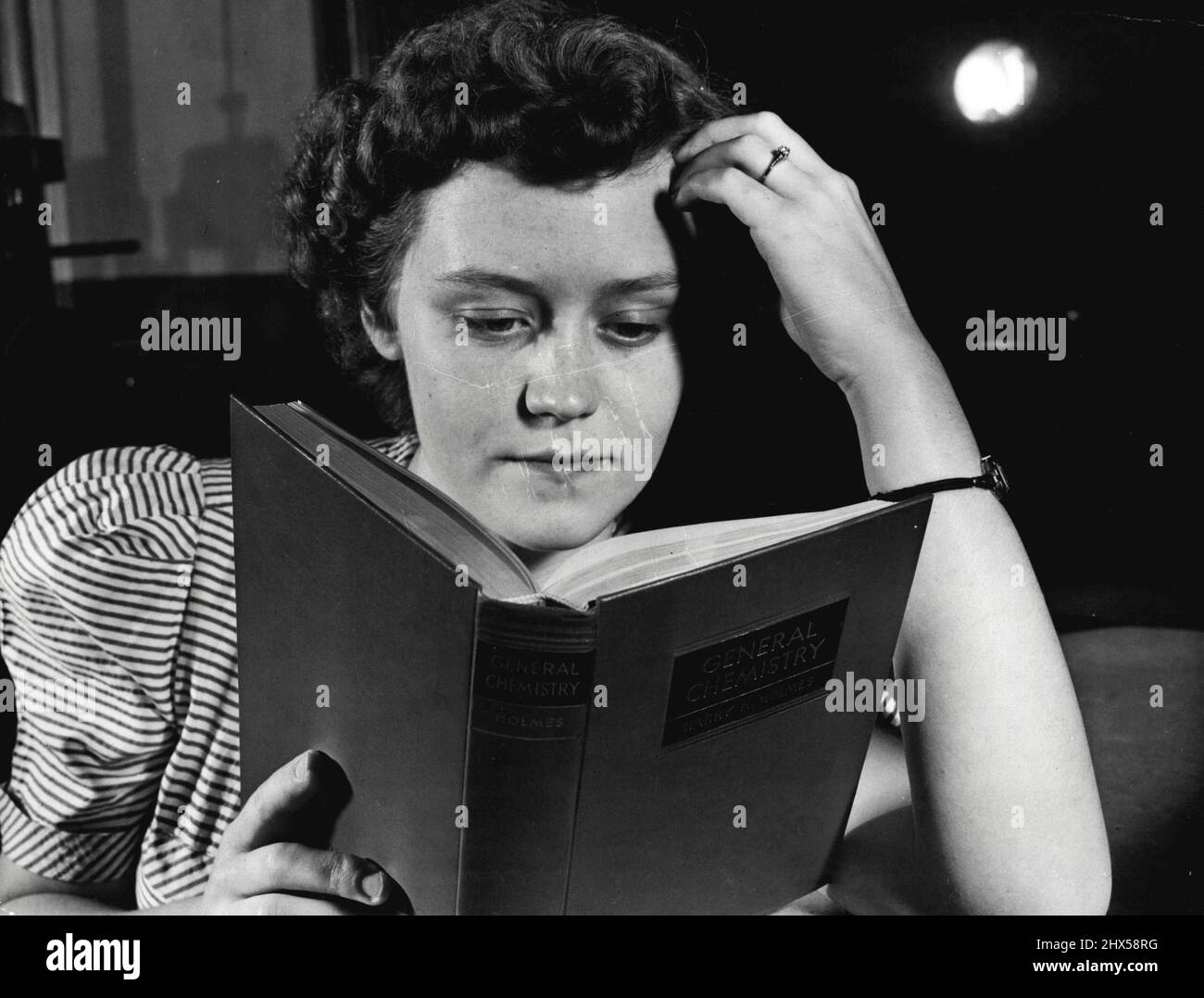 Cramming ... our girl scientists do not learn everything in the lab ...
