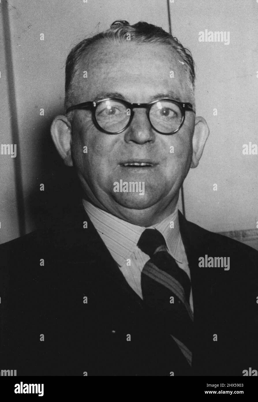 George William Brain. May 18, 1950. (Photo by Pictorial Department ...