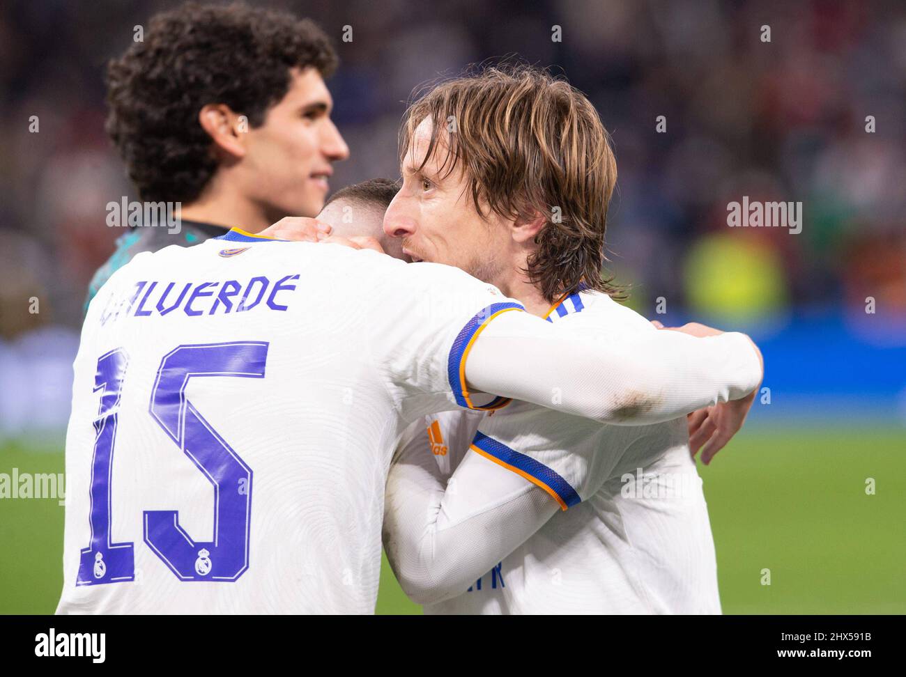 Madrid, Spain. 09th Mar, 2022. 09 March 2022; Santiago Bernabeu Stadium ...