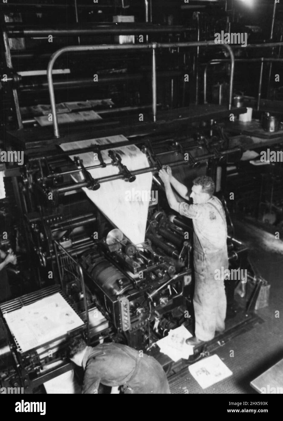 Rotary printing press newspaper hi-res stock photography and images - Alamy