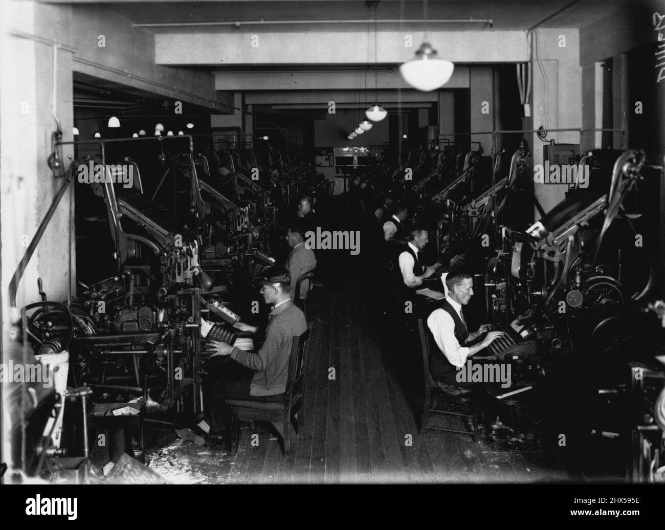Composing room newspaper hi-res stock photography and images - Alamy