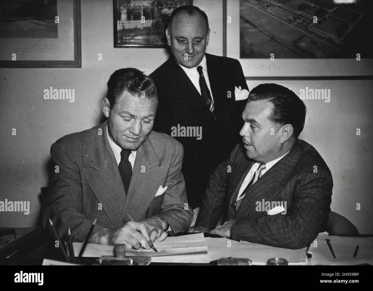 1950 20th century archival archive black white britain hi-res stock ...