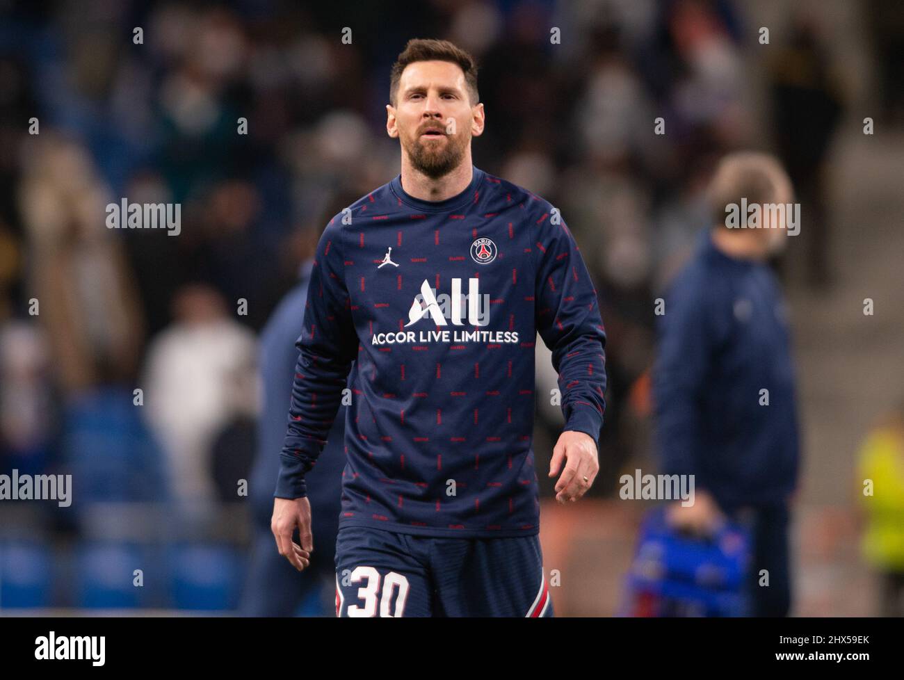 Stadium Santiago Bernabeu. 9th Mar, 2022. Madrid; Spain; Champions ...
