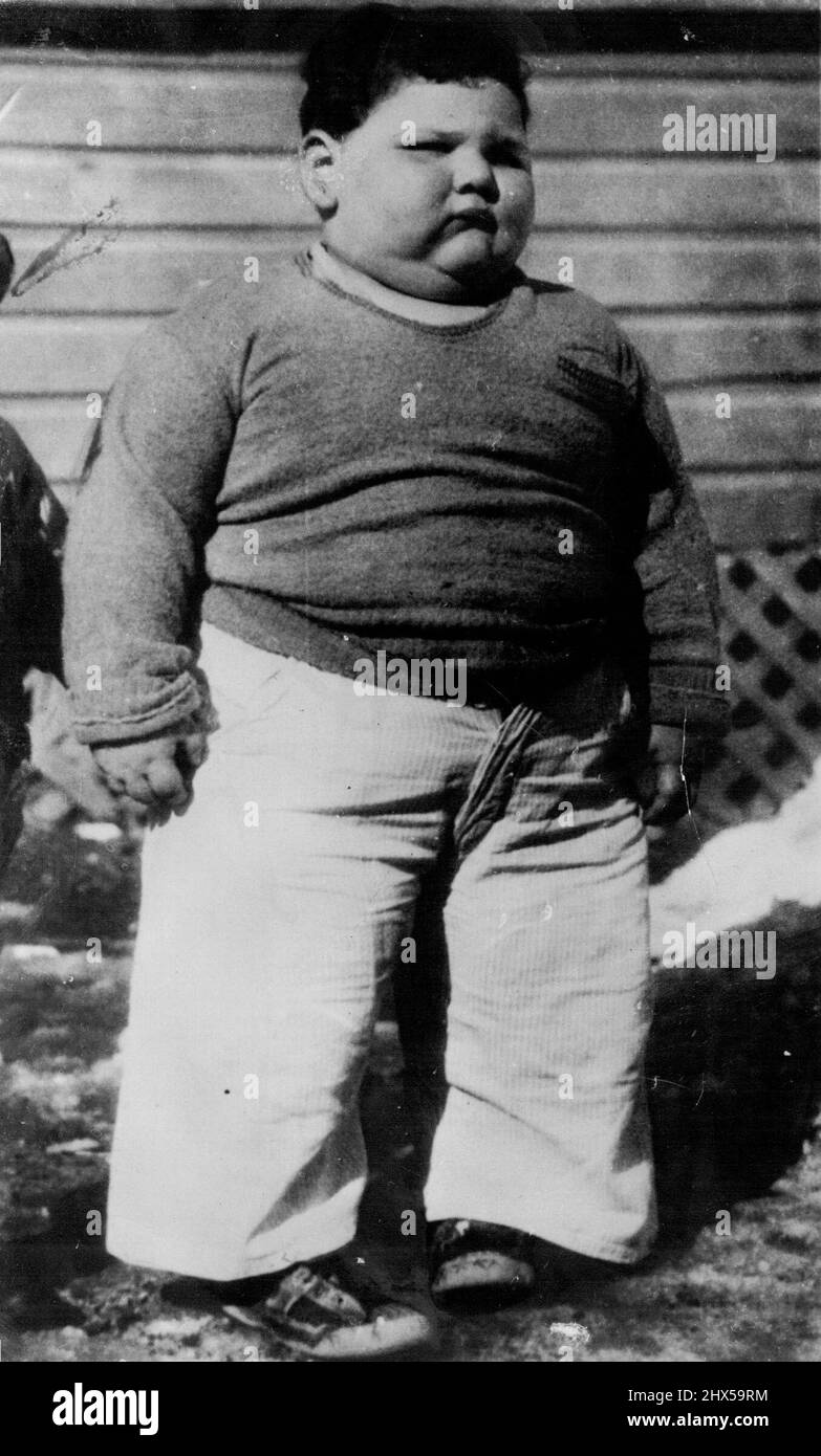 America's Challenge To England's Fattest Boy Leslie Bowls, son of Mr ...