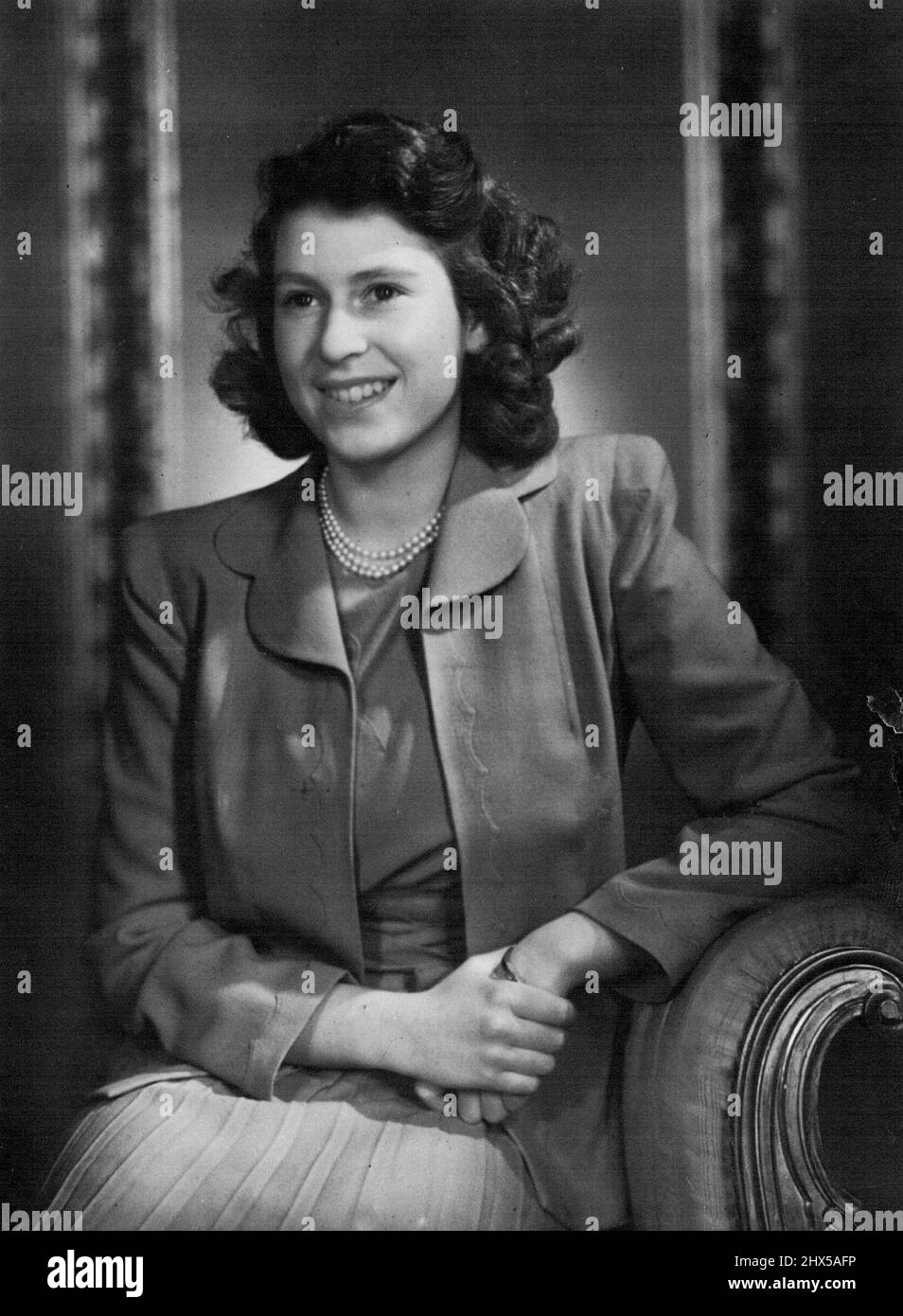A recent picture of H.R.H. Princess Elizabeth, who celebrates her 18th ...