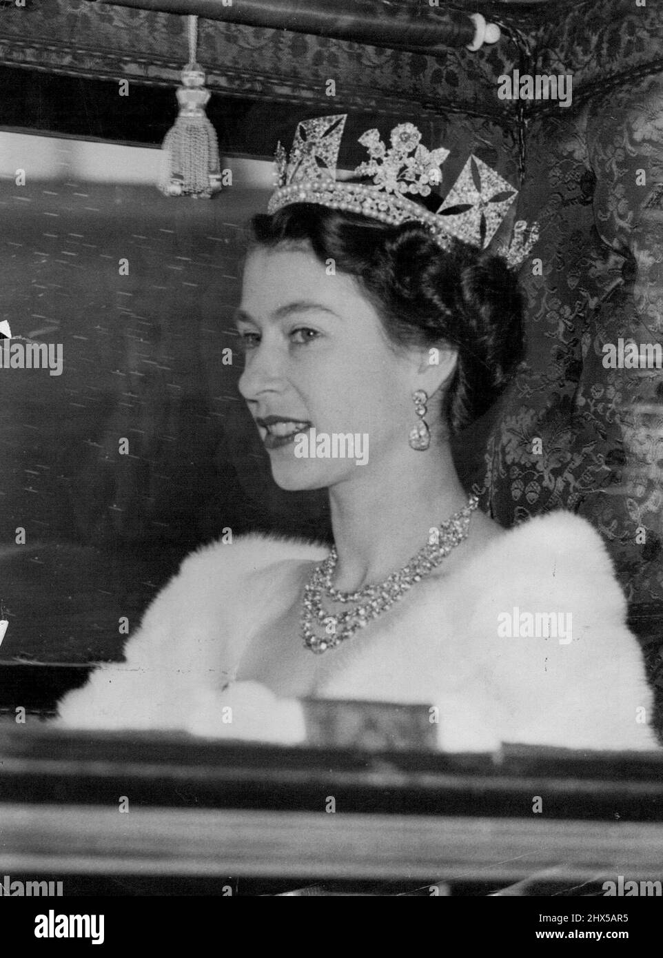 Queen Drives To State Opening Of Parliament The Queen in the Irish ...