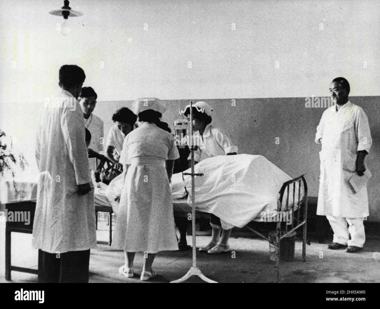 World's First Hydrogen Bomb Victim -- The scene in a Tokio hospital as ...