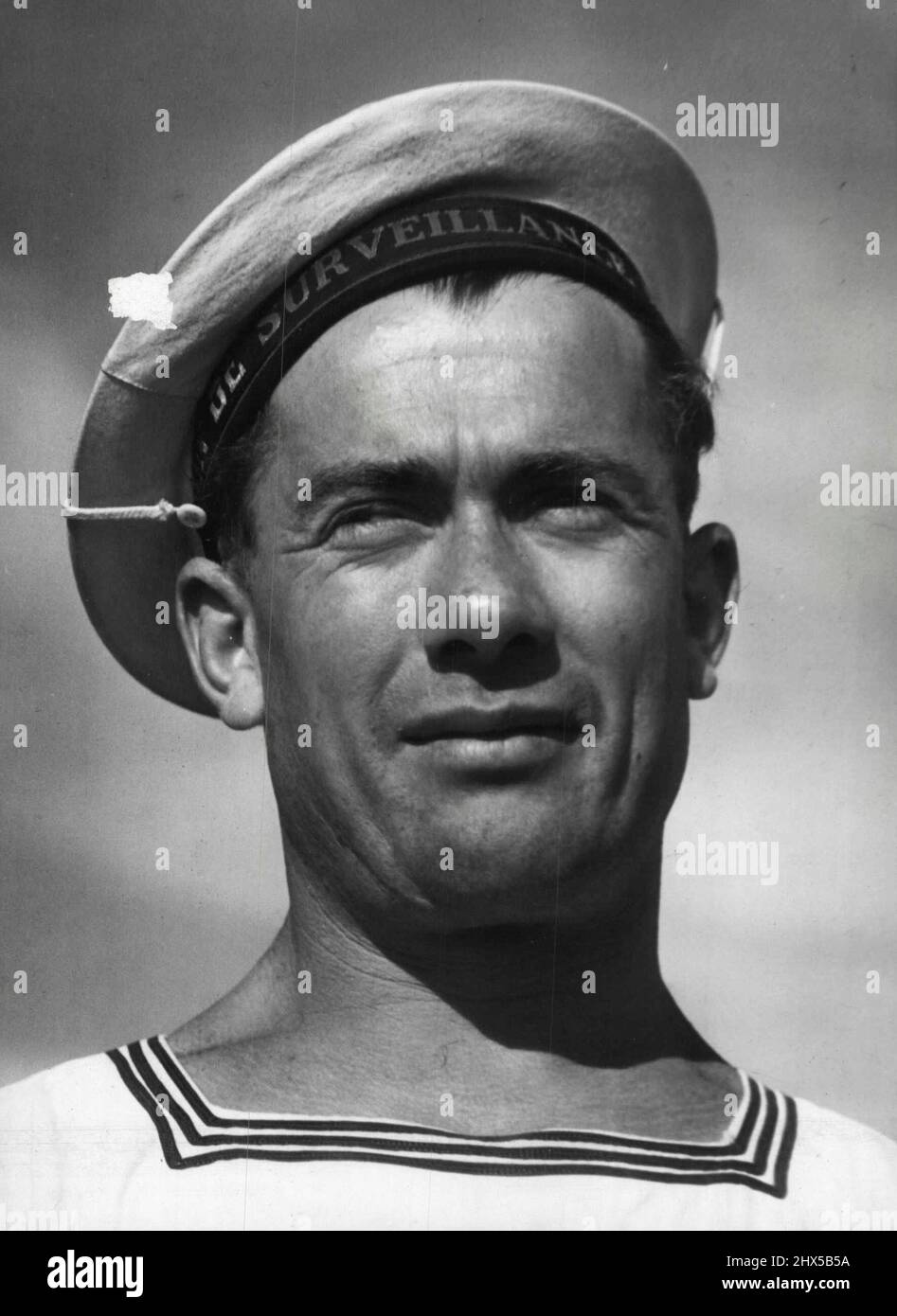 Free French sailor Liverpool camp Corporal M. Le Ber of Tahiti. May 08 ...