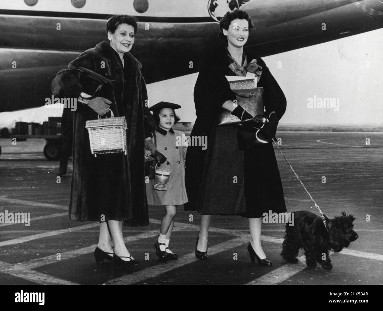 Ali Has Proposed -- Gene Tierney with her mother and her daughter Nina ...
