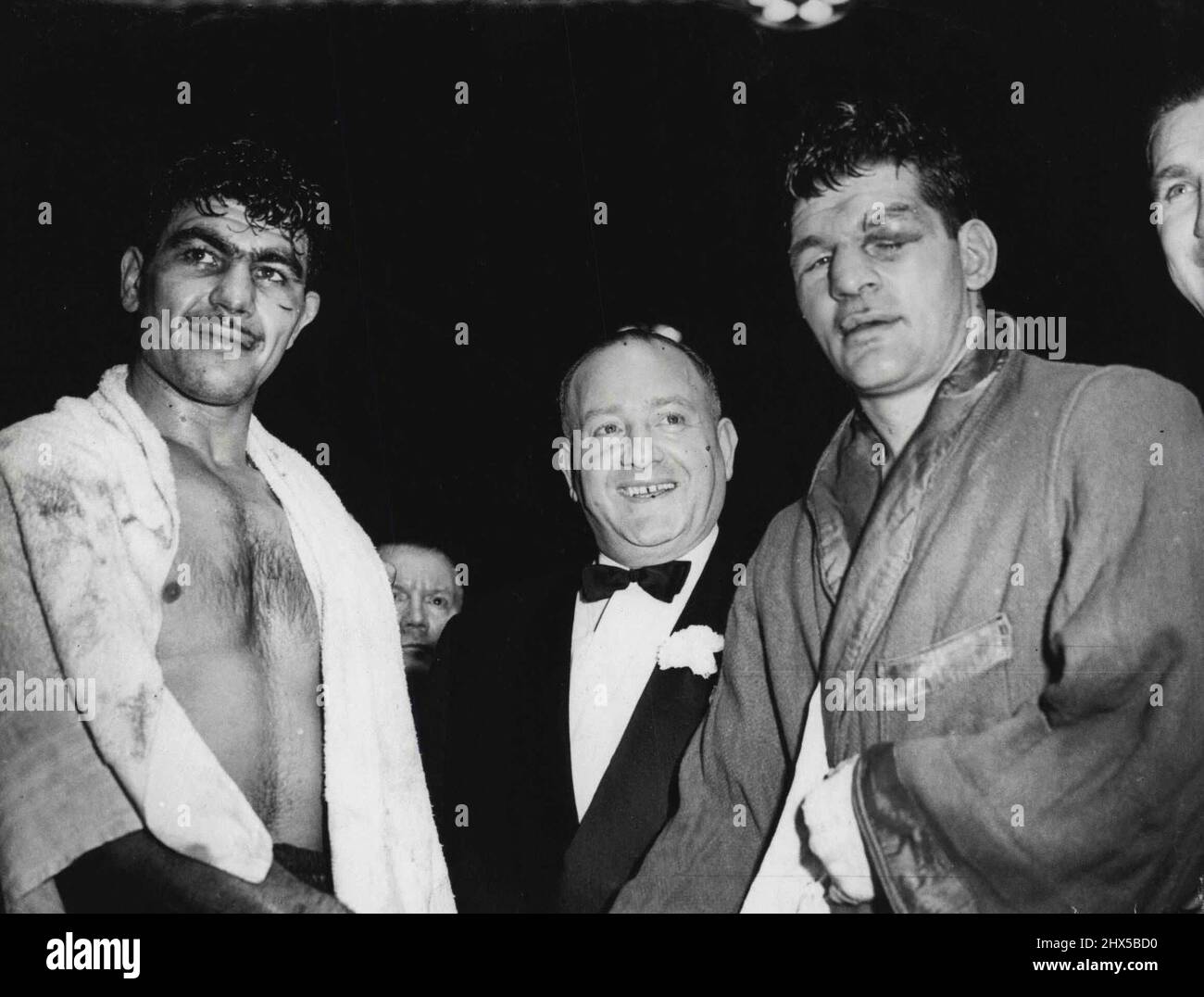 Woodcock V.Gardner. Boxing at Earls Court. The new British heavy-weight ...