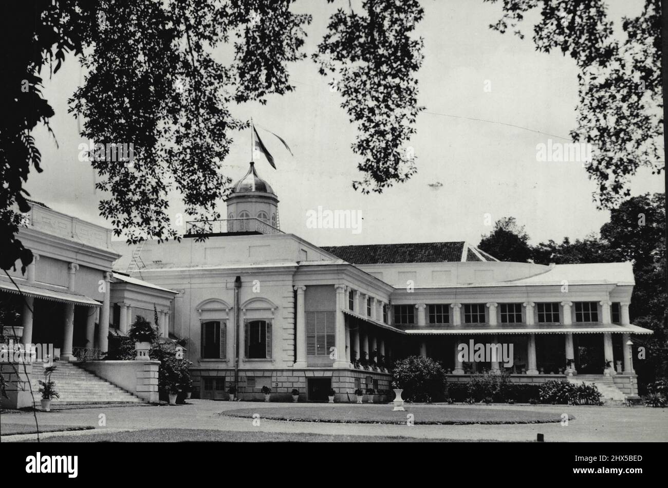 Countries Java B Batavia. The palace at Buitenzorg (Batavia). February ...