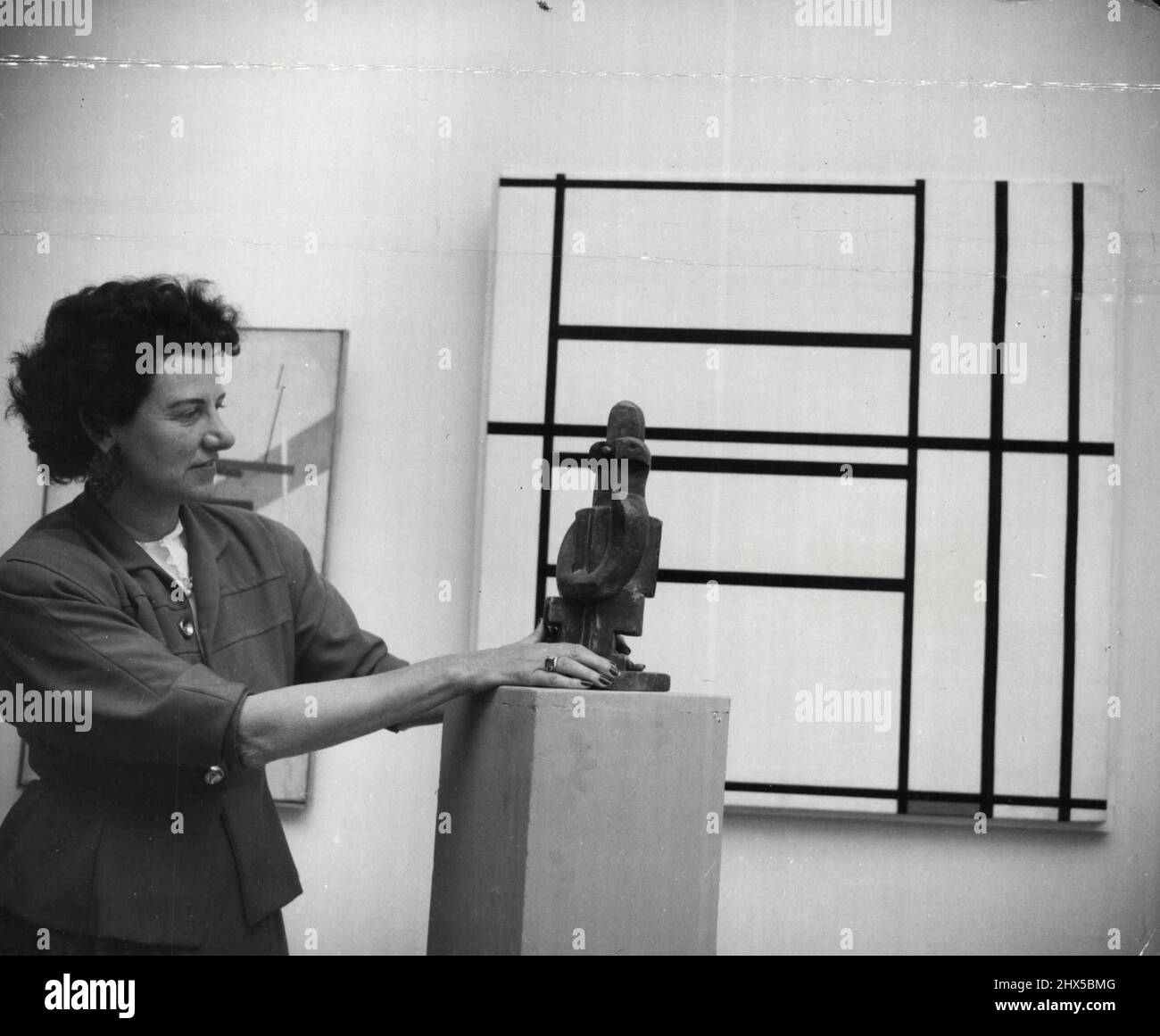 Peggy Guggenheim In Venice This wooden sculpture by Jacques Lipchits is ...