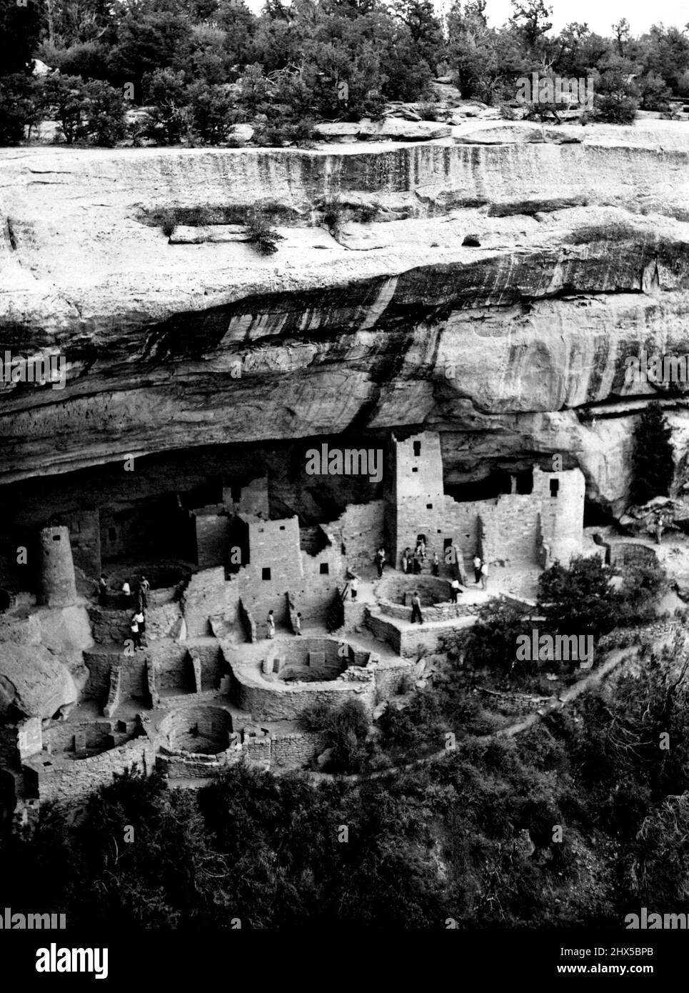 Indian Cliff Palace in Mesa Verde Park in the state's southwestern ...