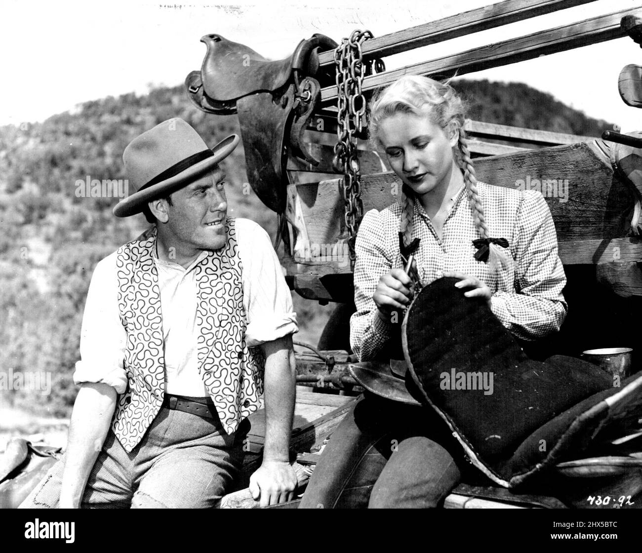 Tommy (Tommy Trinder) talks to Emma (Nonnie Piper), believing that she ...