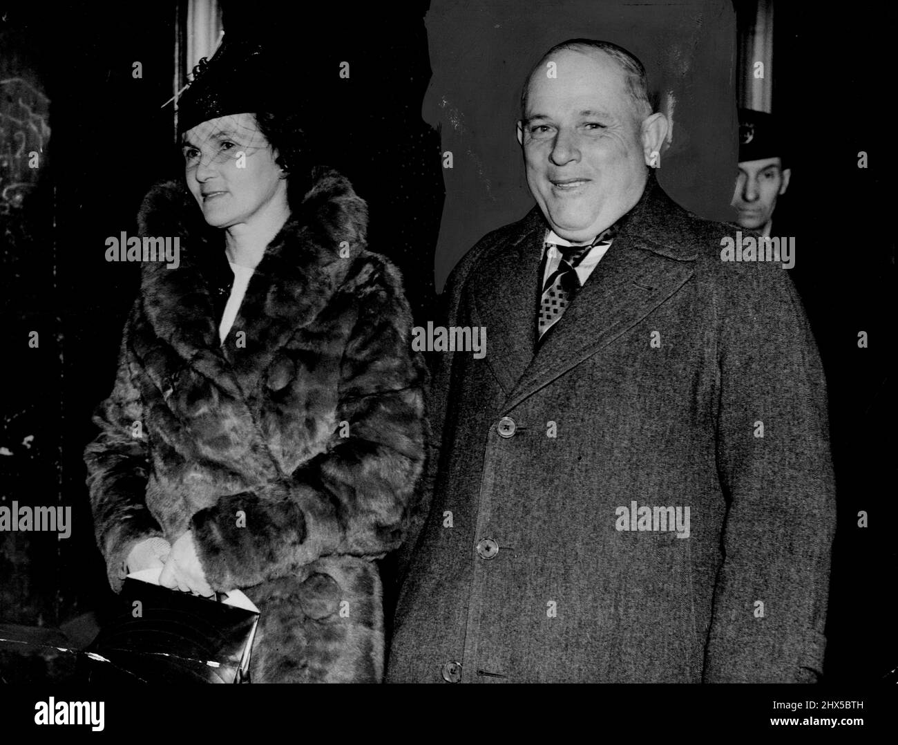 Australian Premier Arrives For Coronation - Mr. A. A. Dunstan and his ...