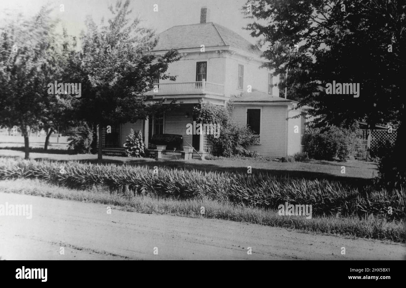 General Eisenhower's Family Home At Abilene, Kansas -- Here he spent ...
