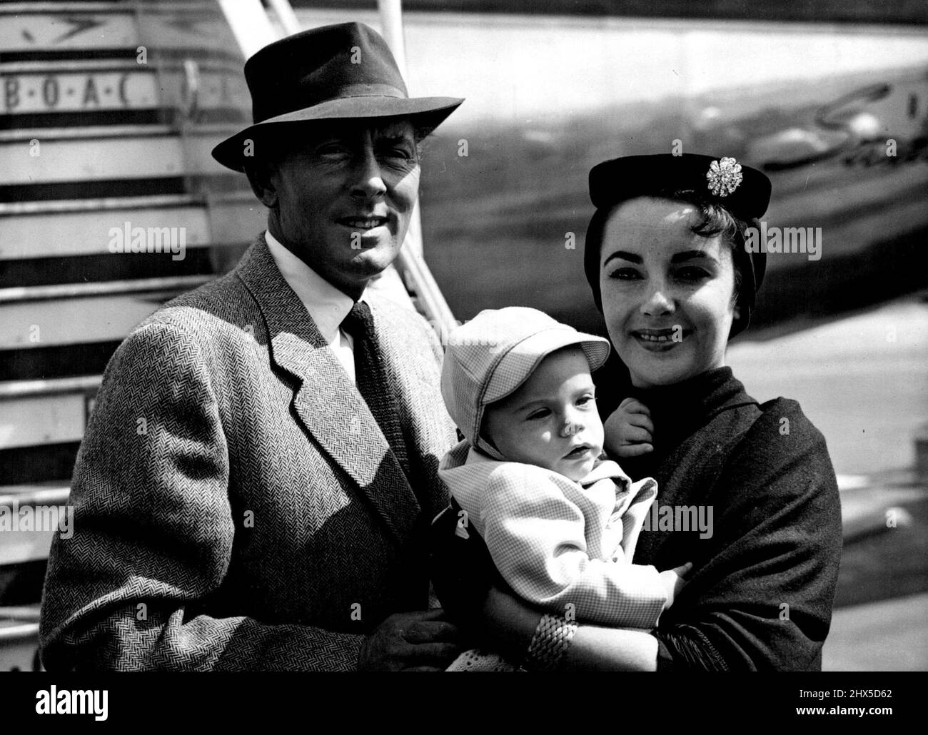 Elizabeth taylor son michael wilding hi-res stock photography and ...