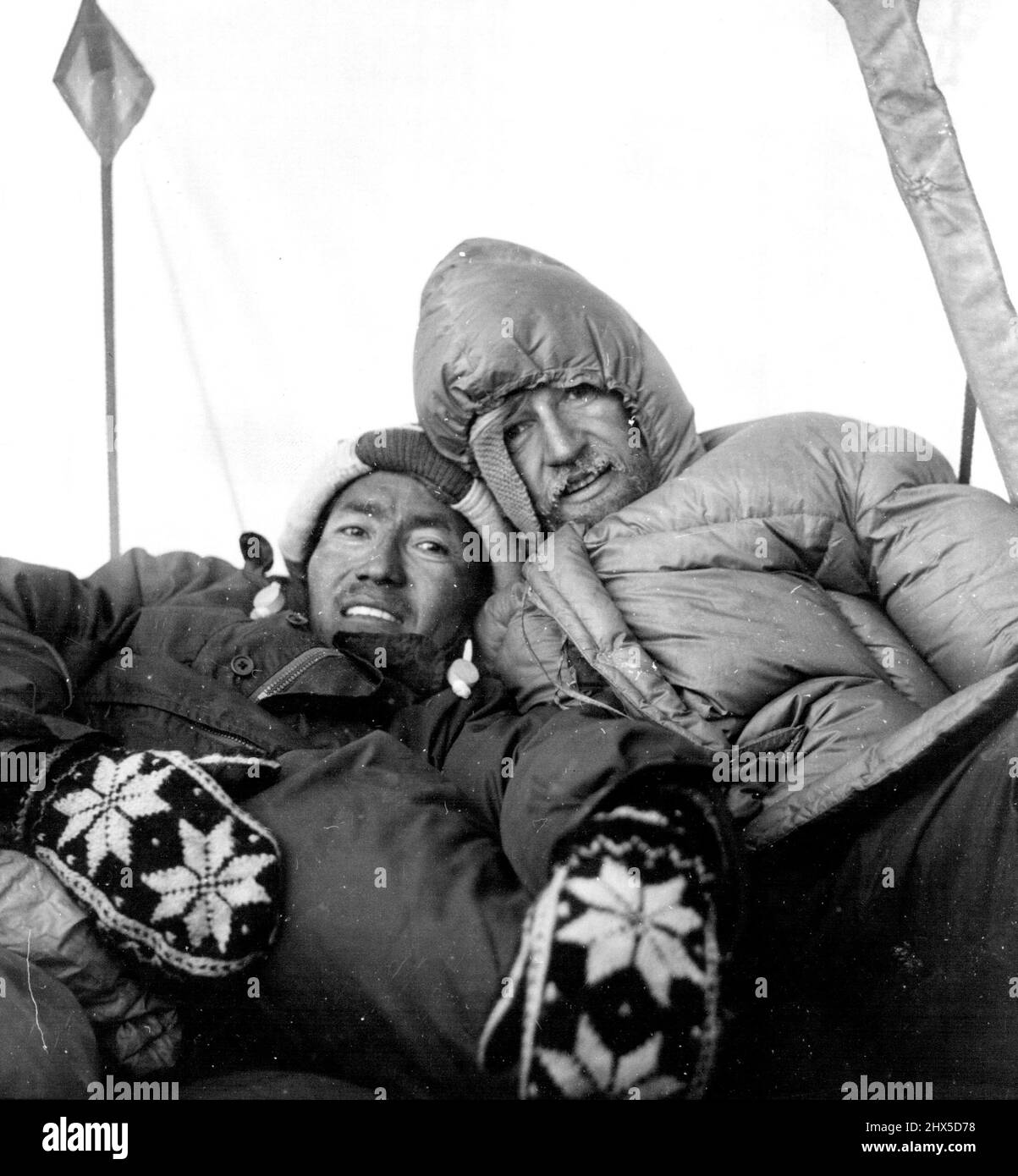 British Everest 1953 Expedition -- R.C. Evans, who in company with T ...