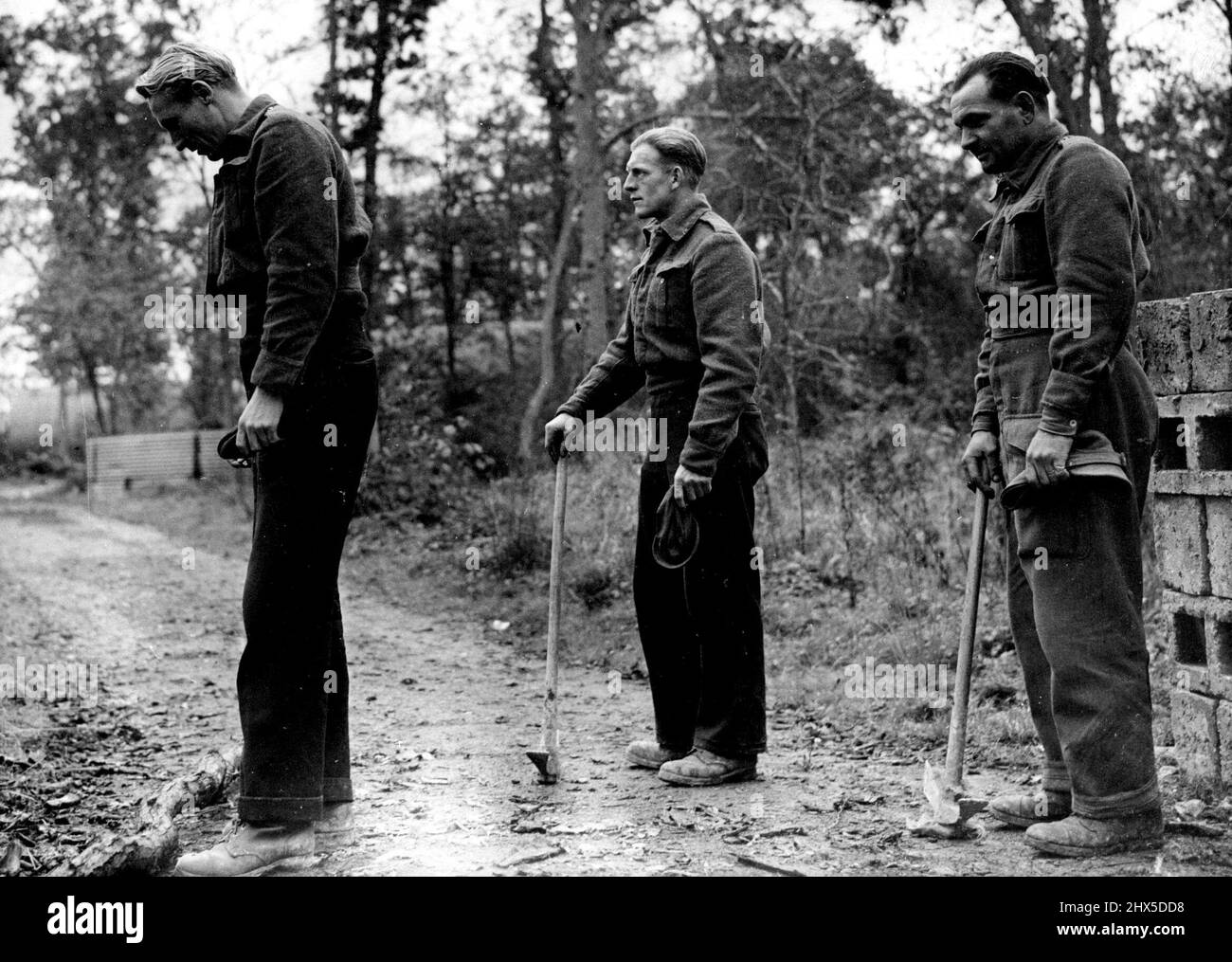 German P.O.W's Remembered. Far from home, and working in an alien land ...