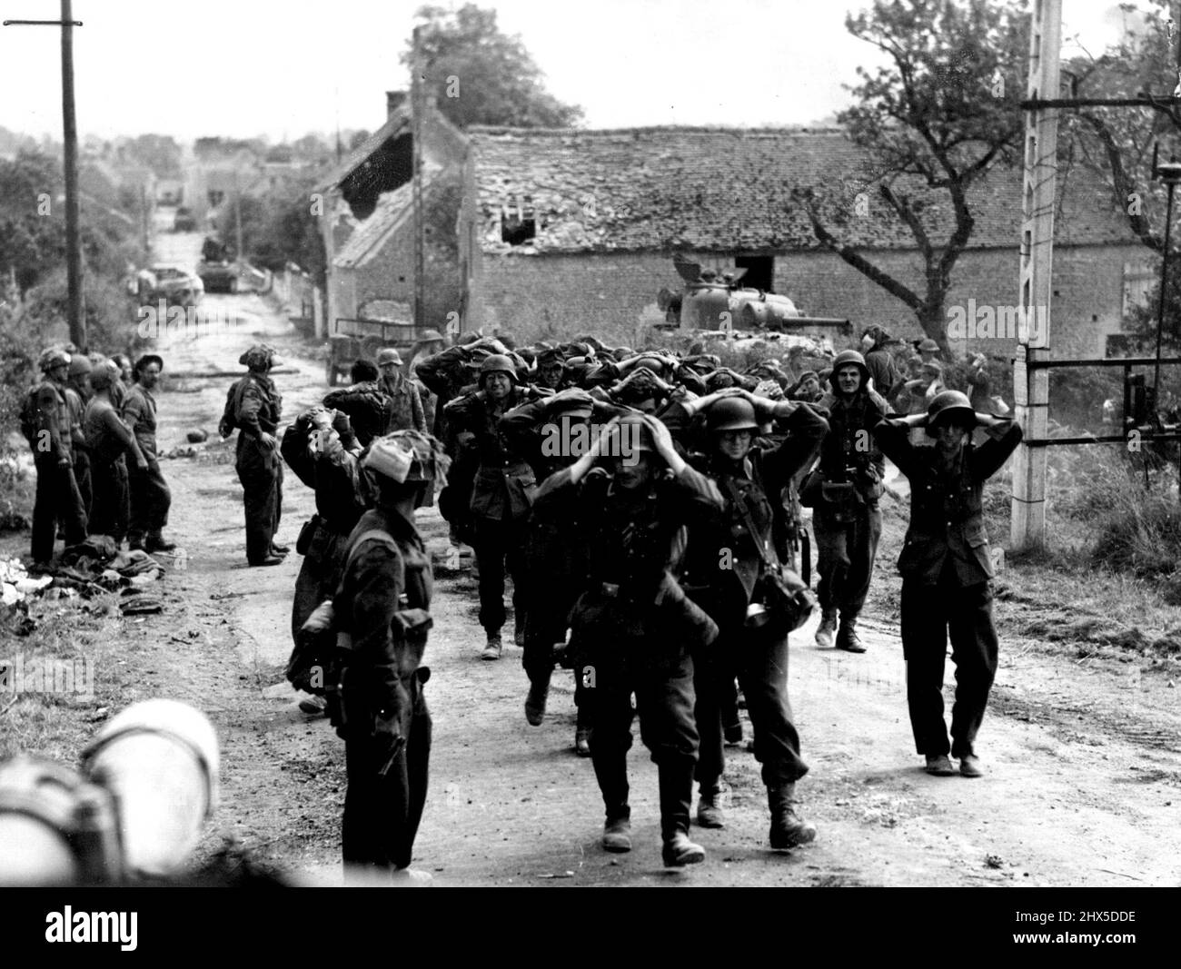 Show Your Hands Jerry! With the Nazi violating the white flag of ...
