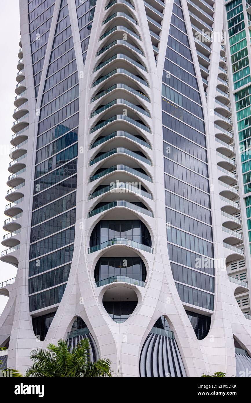 Modern Skyscrapers in Downtown Miami Stock Photo - Alamy