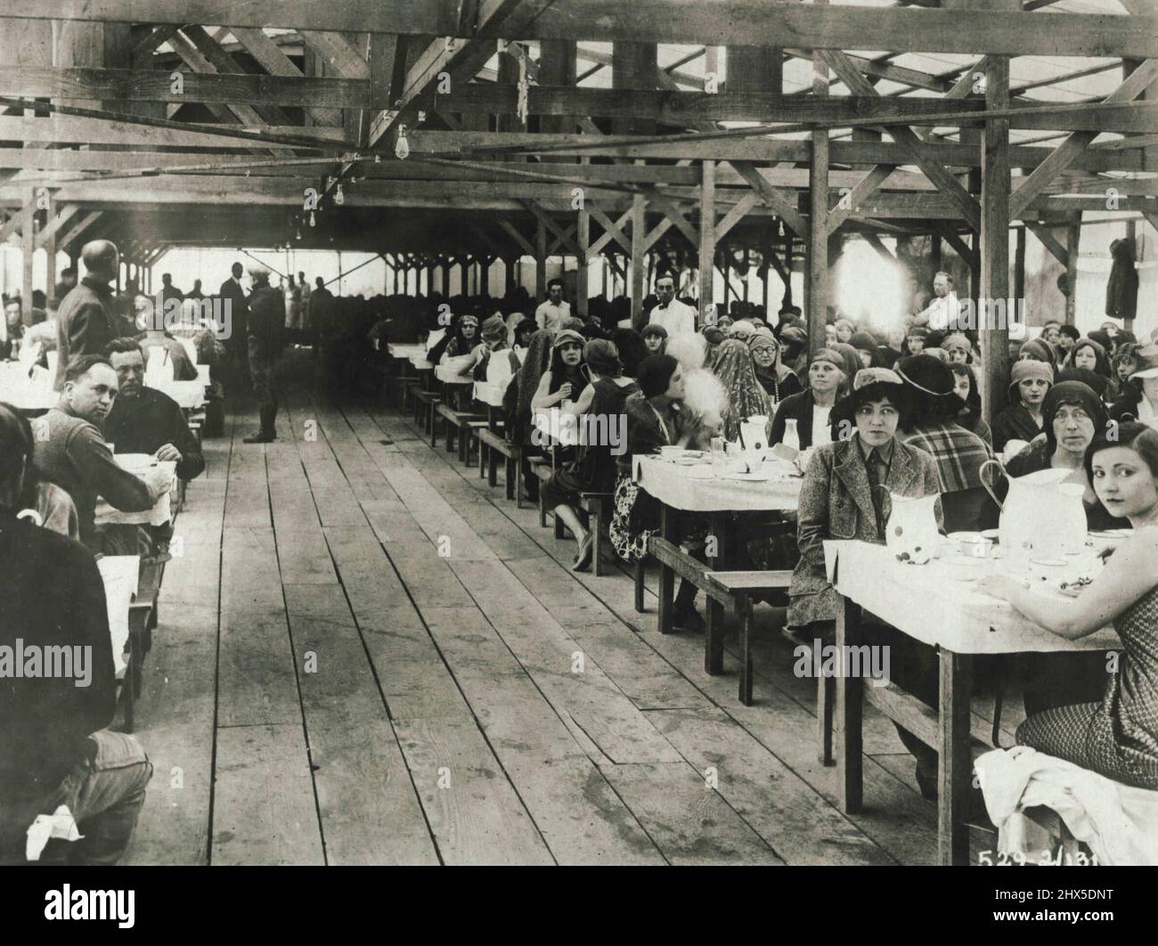 "Eybis" at lunch in camp De Thille, 200 ***** of 200 Angeles ...