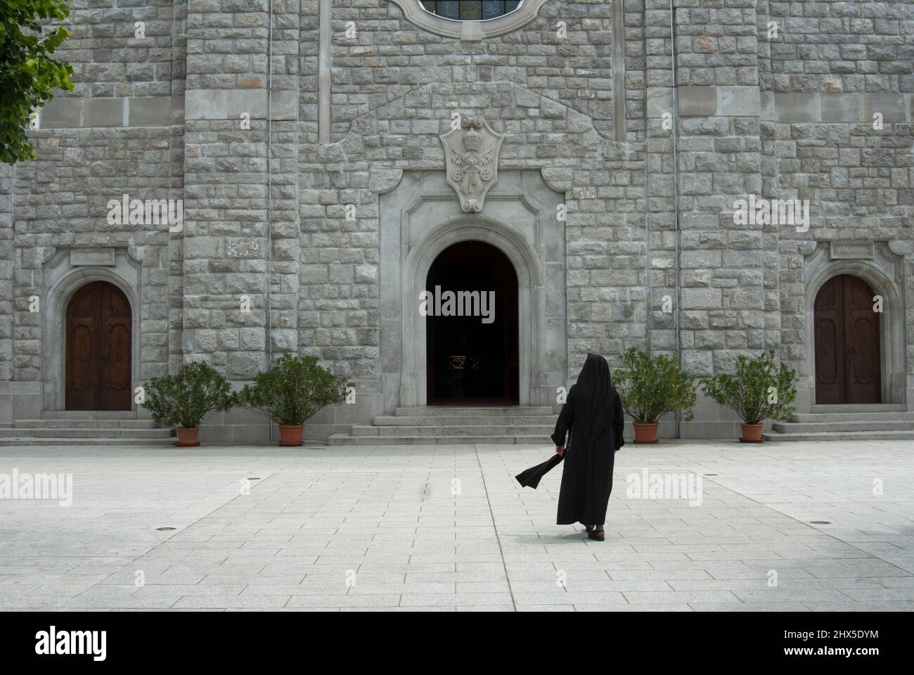 Slovenia, Littoral region, Nova Gorica, Sveta Gora - church and ...