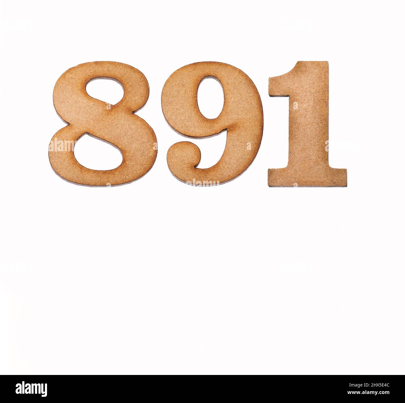 891 number Cut Out Stock Images & Pictures - Alamy