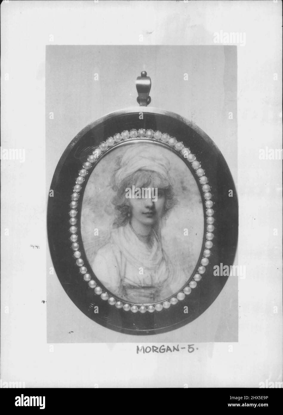 Lady Elizabeth Foster -- This exquisite portrait ringed with matched ...