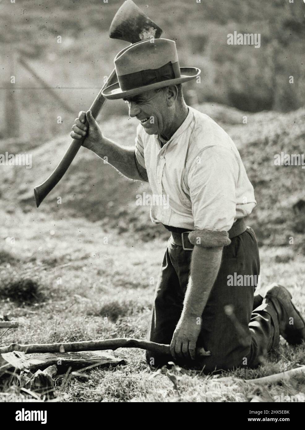Although the father of 12 Frank Thompson still has a smile, at manly ...