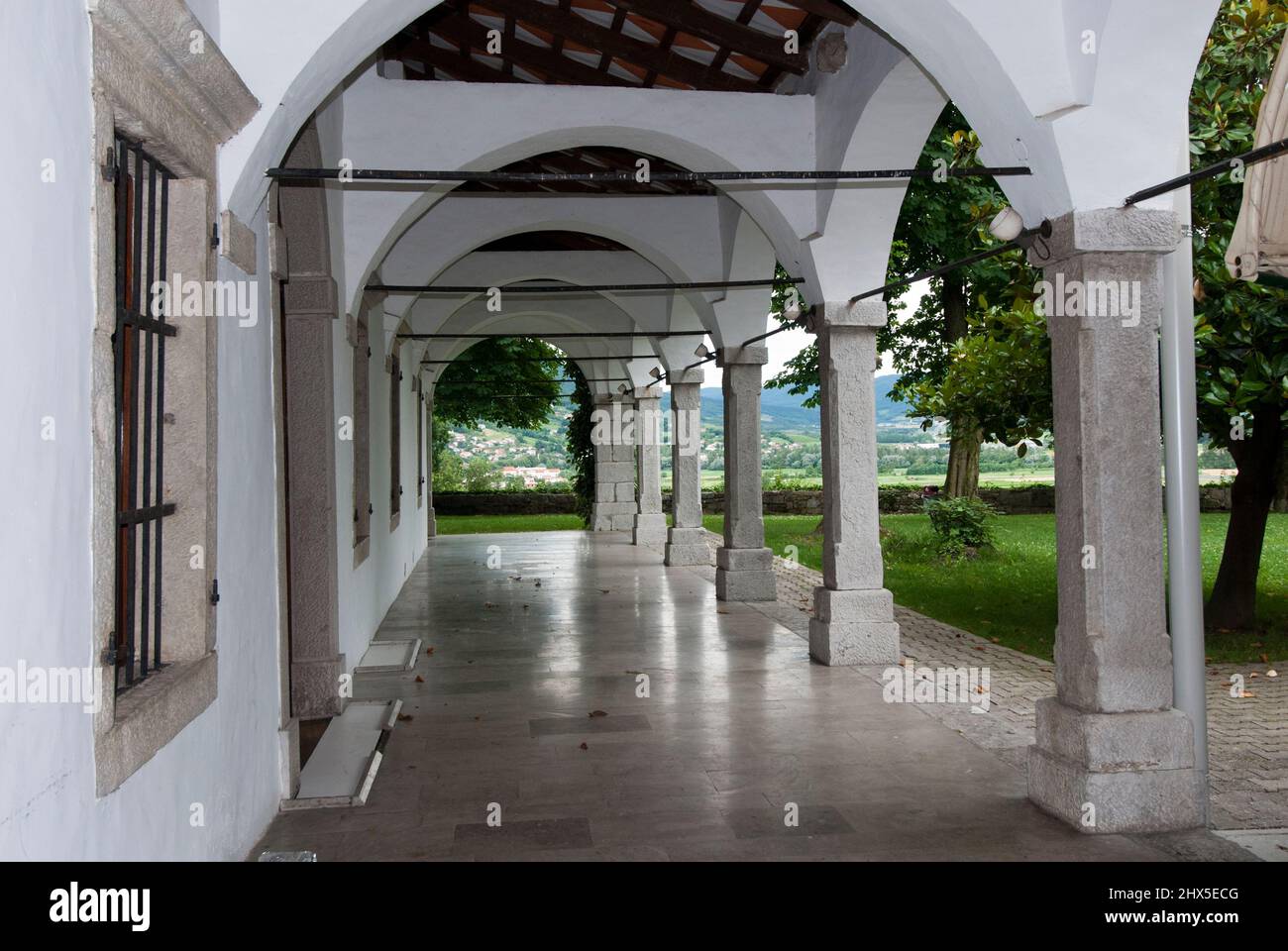 Slovenia, Inner Carniola, Vipava, Zemono Mansion - exterior Stock Photo ...