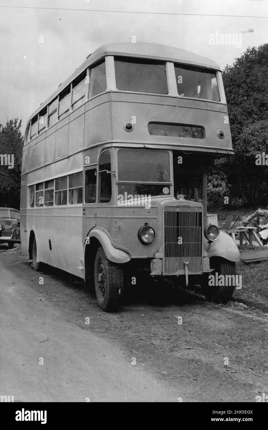 Motor Buses. October 12, 1953 Stock Photo - Alamy