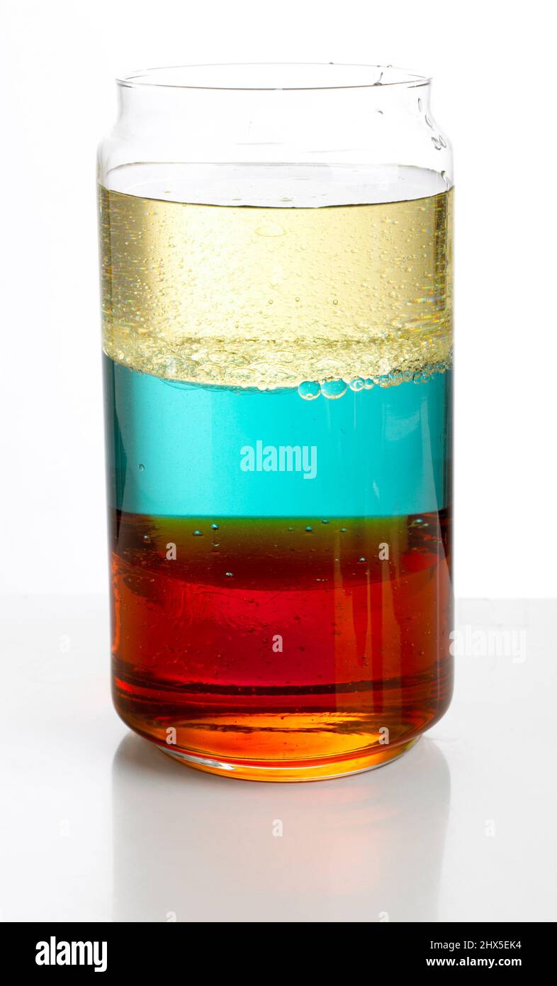 Density experiment hi-res stock photography and images - Alamy