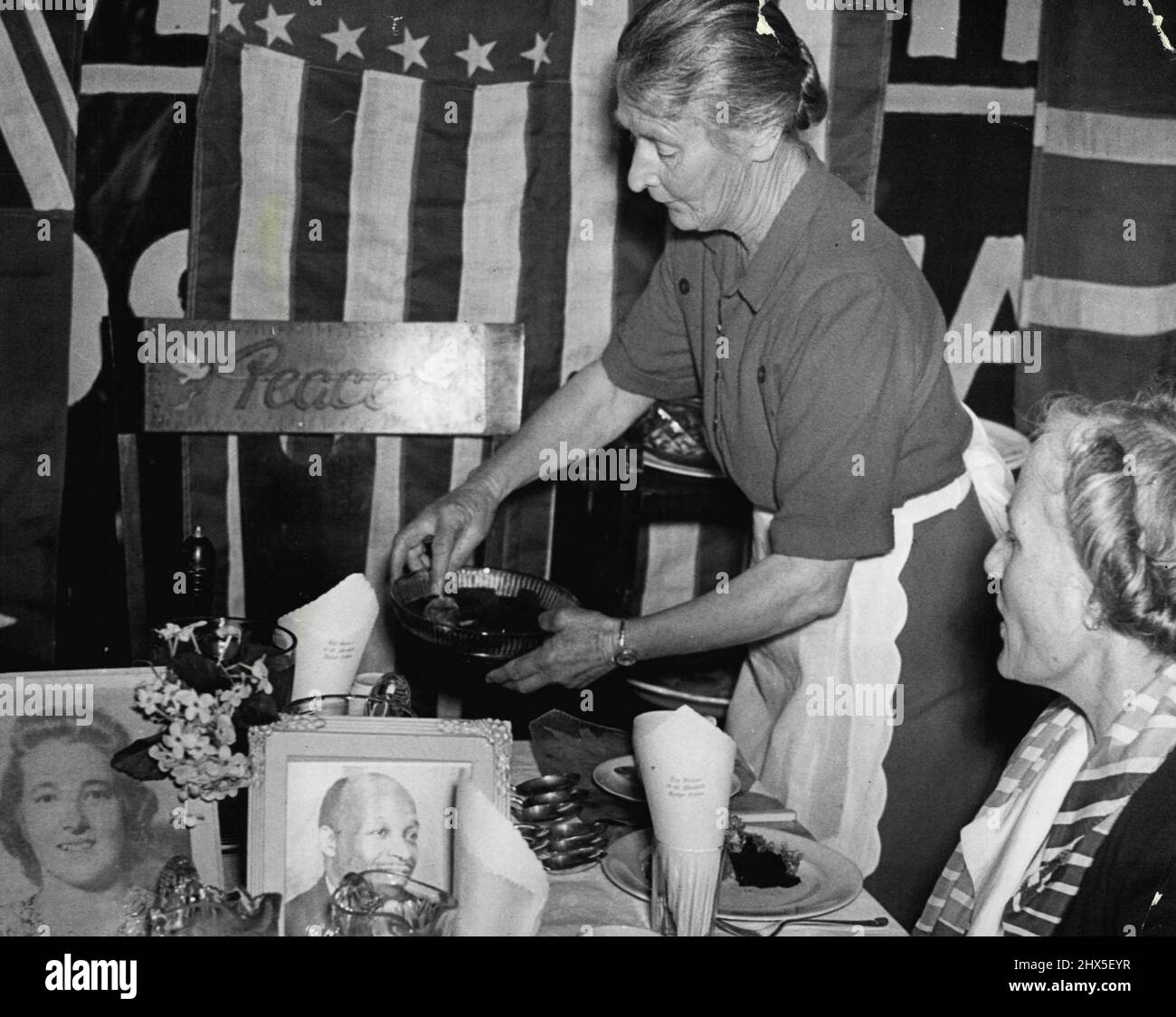 Before every banquet starts, the food is first offered to two chairs in ...