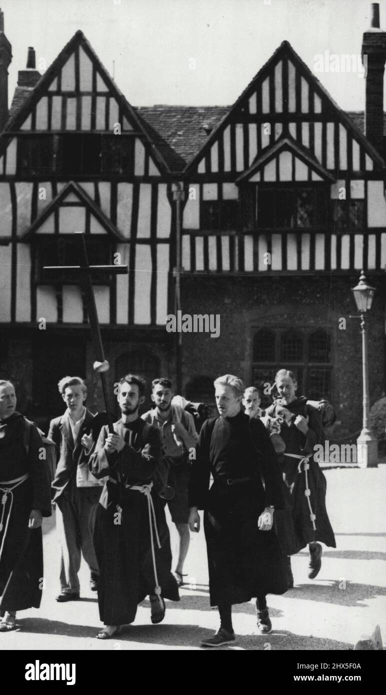 Modern Pilgrimage Follows Ancient Way - The pilgrims set ***** from ...