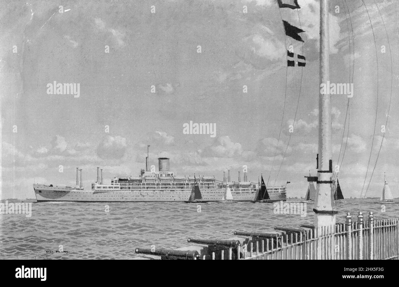 An artist's impression of the new "Oronsay" which is on order for the ...