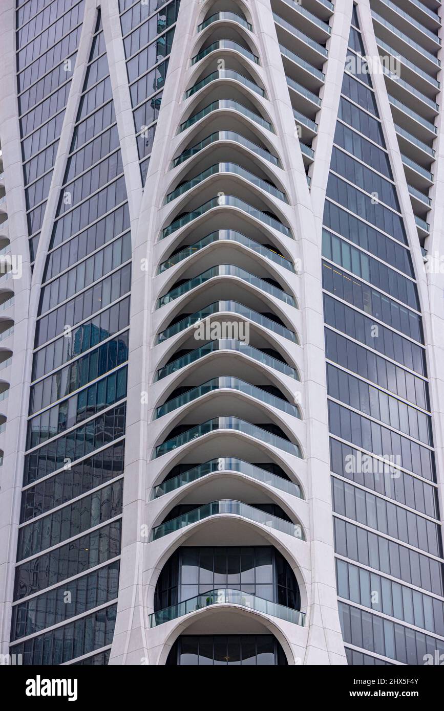 Modern Skyscrapers in Downtown Miami Stock Photo - Alamy