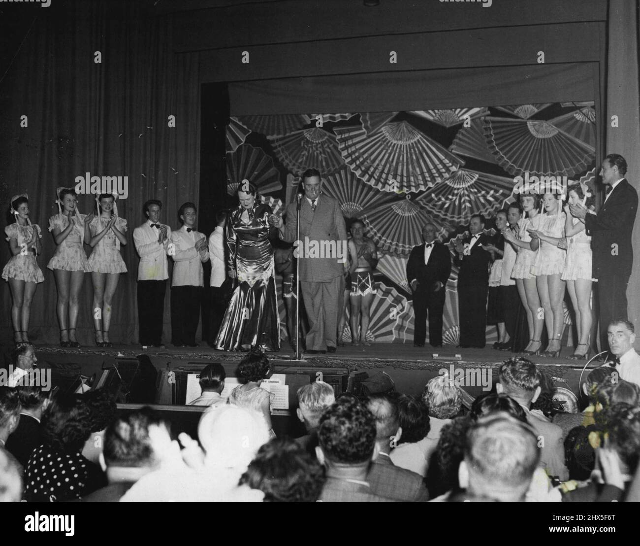 Only at the finale, when all the company lines up, does Mrs. Sorlie ...