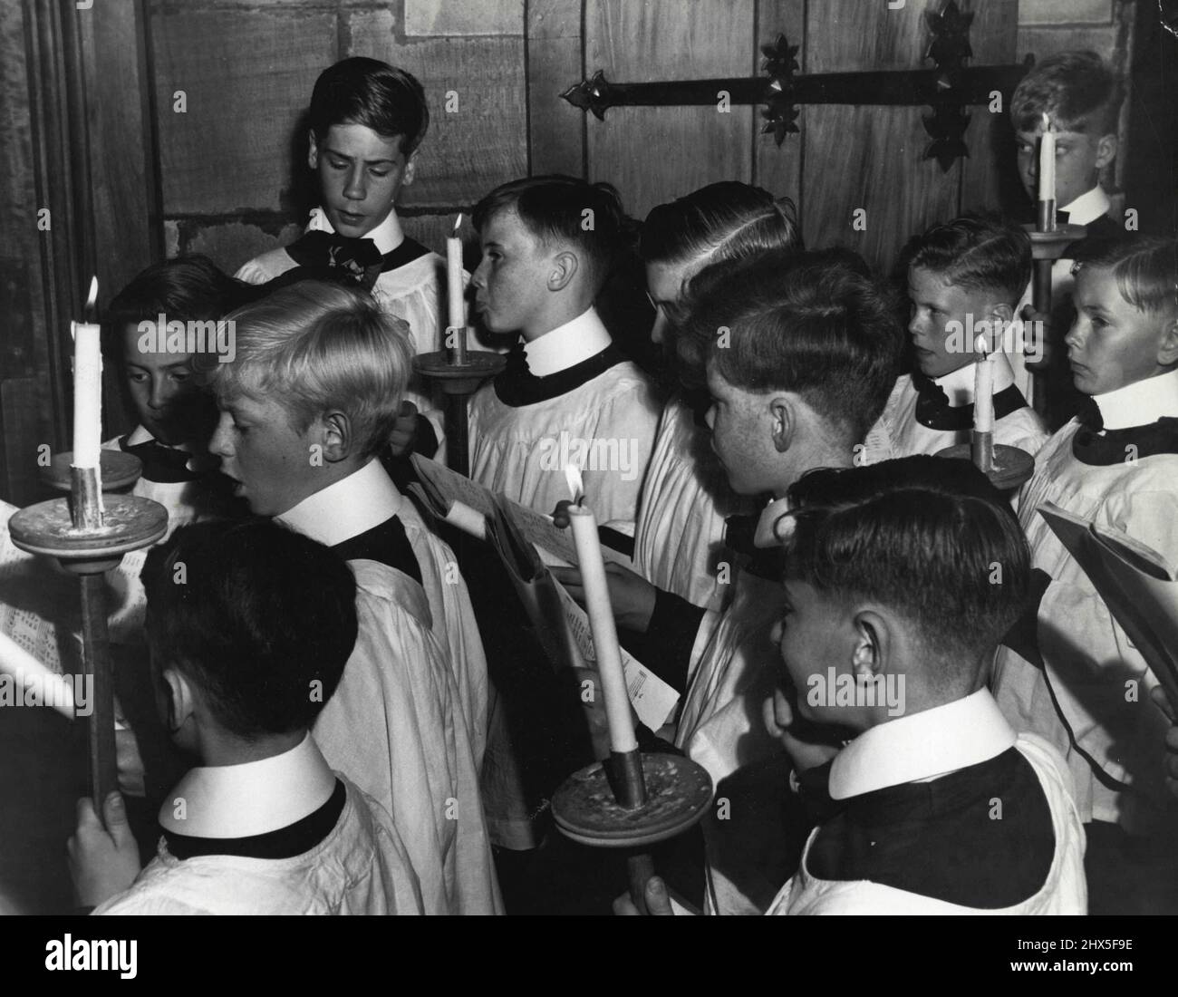 Candles - Miscellaneous. December 1, 1954 Stock Photo - Alamy