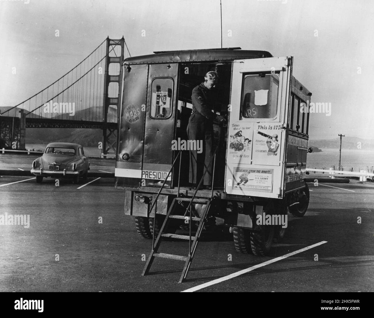 Mobile Minute Men -- This ***** mobile unit is being opened for ...