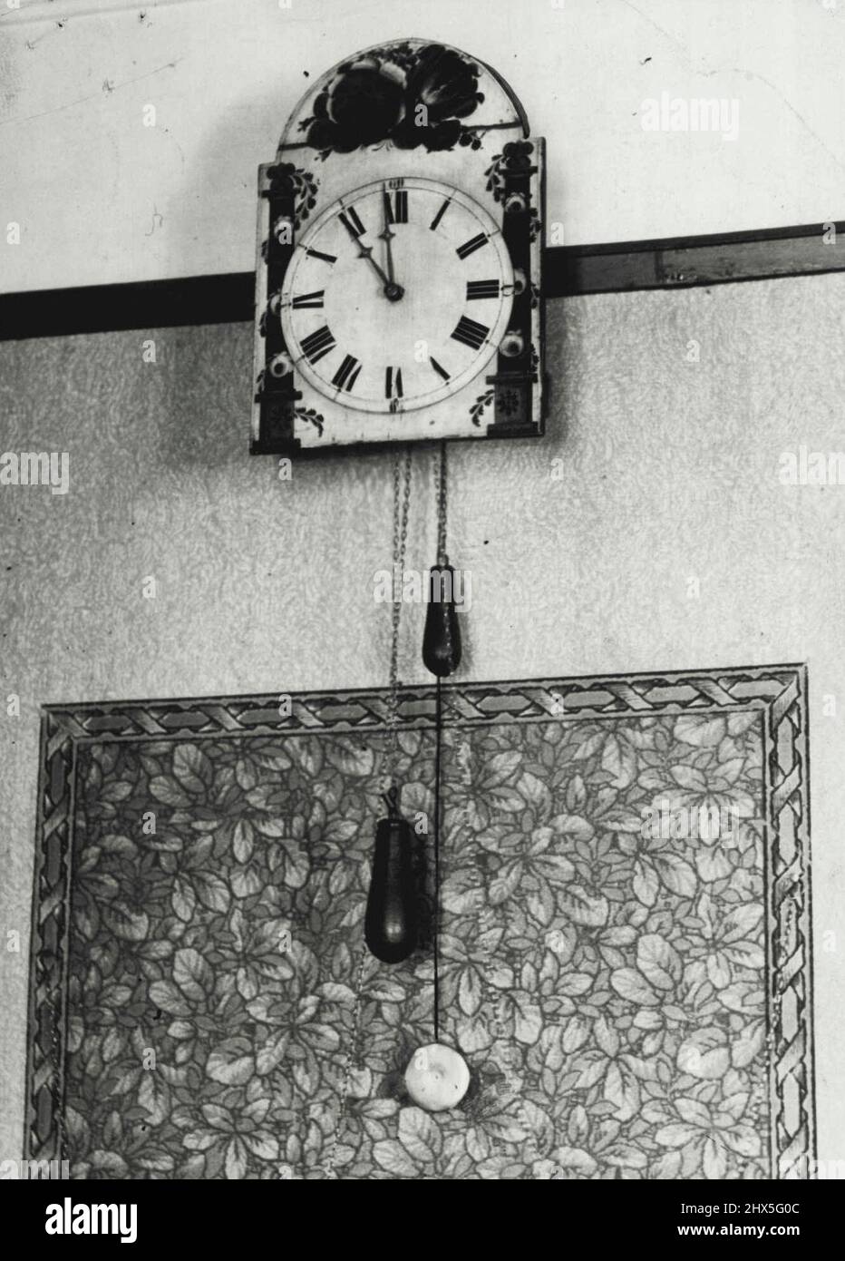 Clocks - Time Pieces - Wall Clocks - Time. February 23, 1949 Stock ...