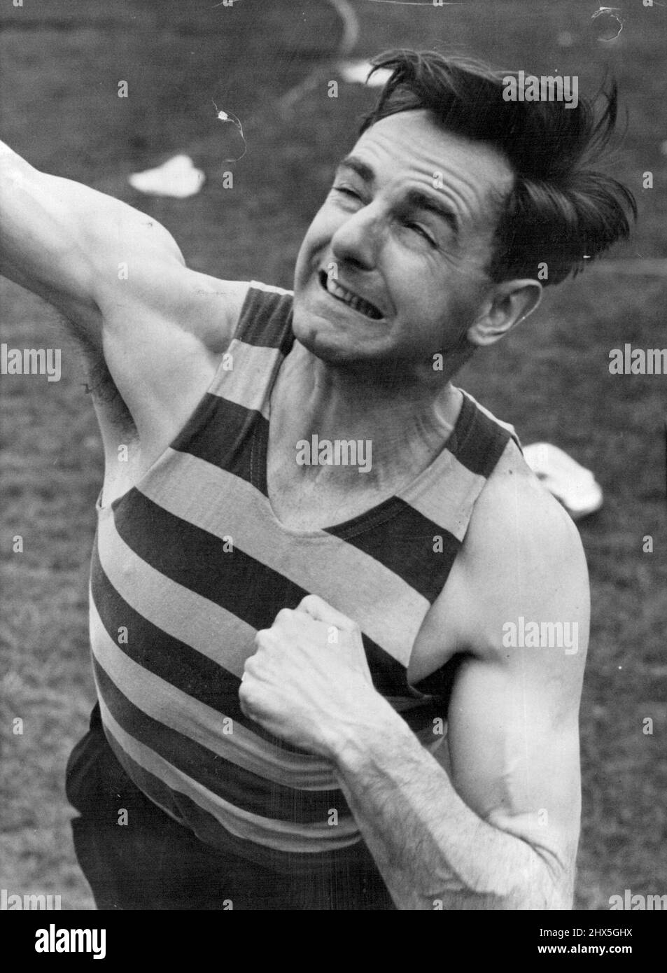 Dogged determination and all out effort displayed by Donald Van Hegan ...