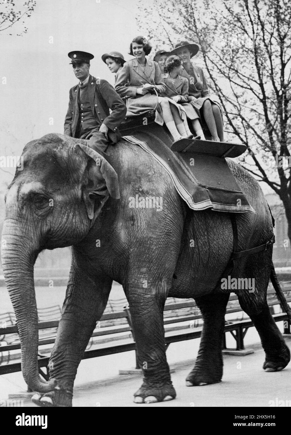 Queen Elizabeth II - Early And Childhood Scenes. May 30, 1939 Stock ...