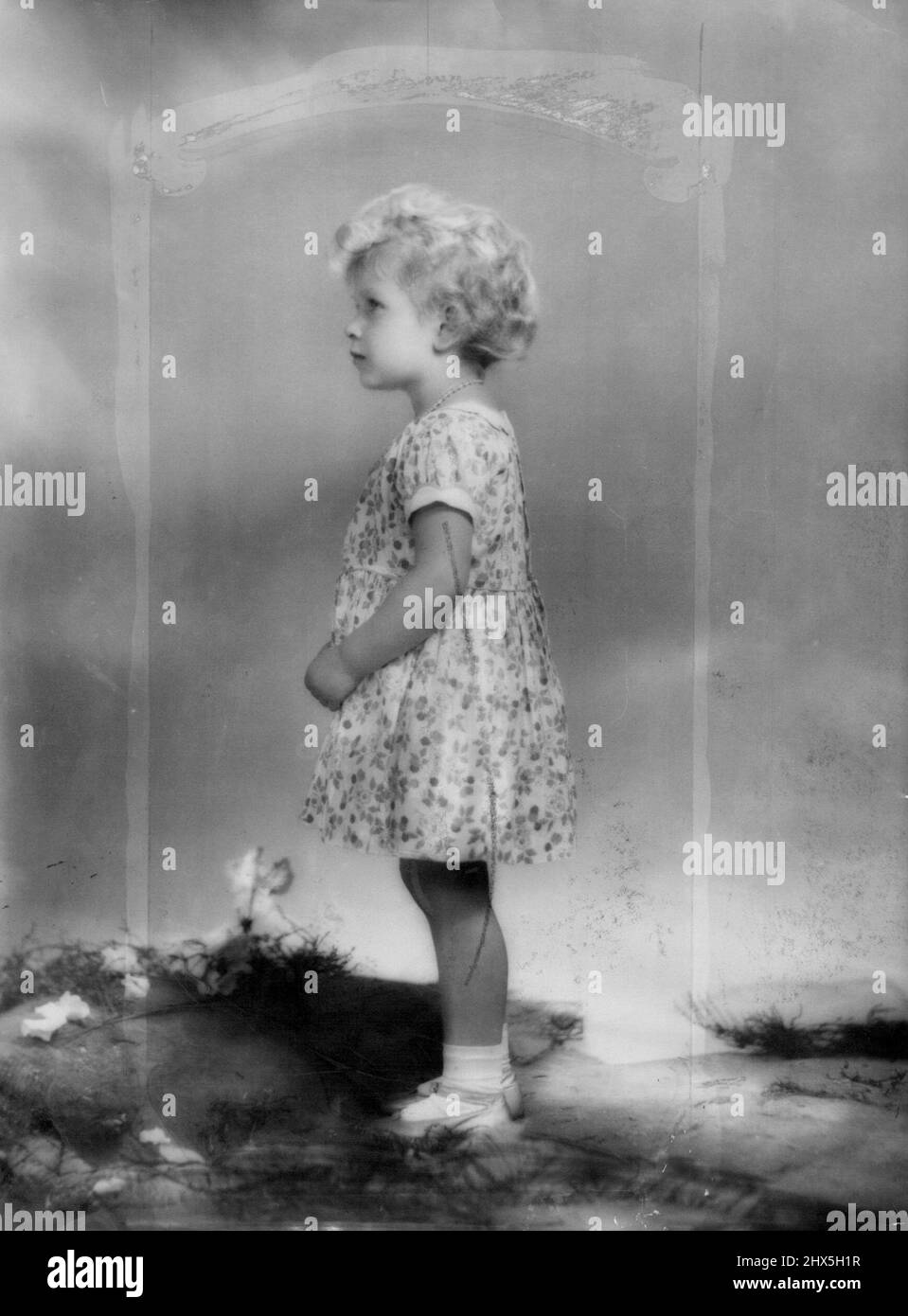 Princess Elizabeth. April 23, 1930. (Photo by Marcus Adams Stock Photo ...