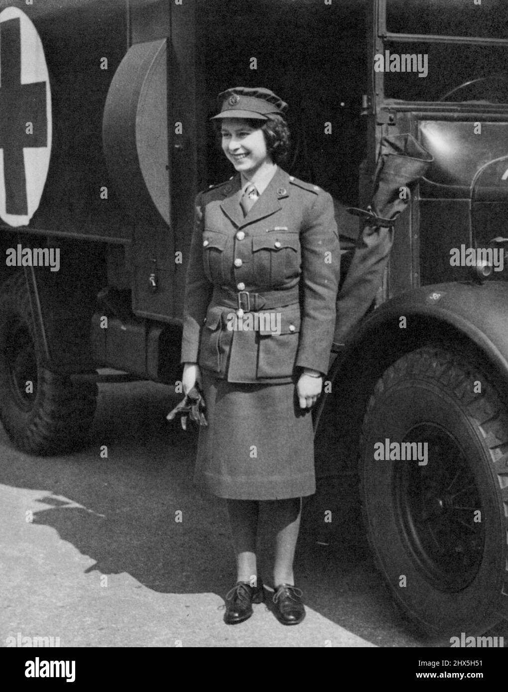 Princess Elizabeth Trains As A.T.S. Officer. H.R.H. Princess Elizabeth ...