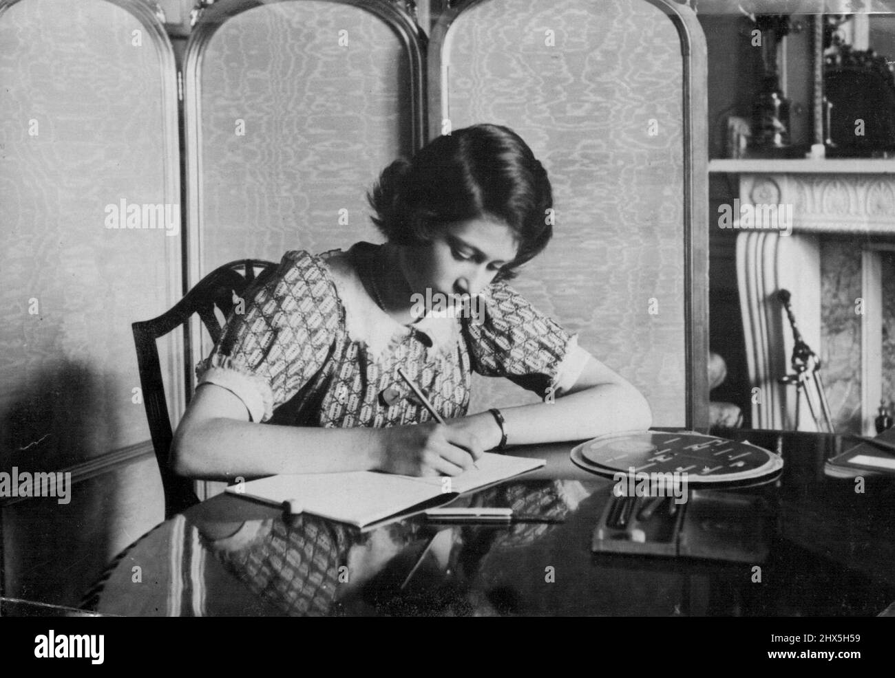 A new Portrait of H.R.H. Princess Elizabeth. July 16, 1940. (Photo by ...