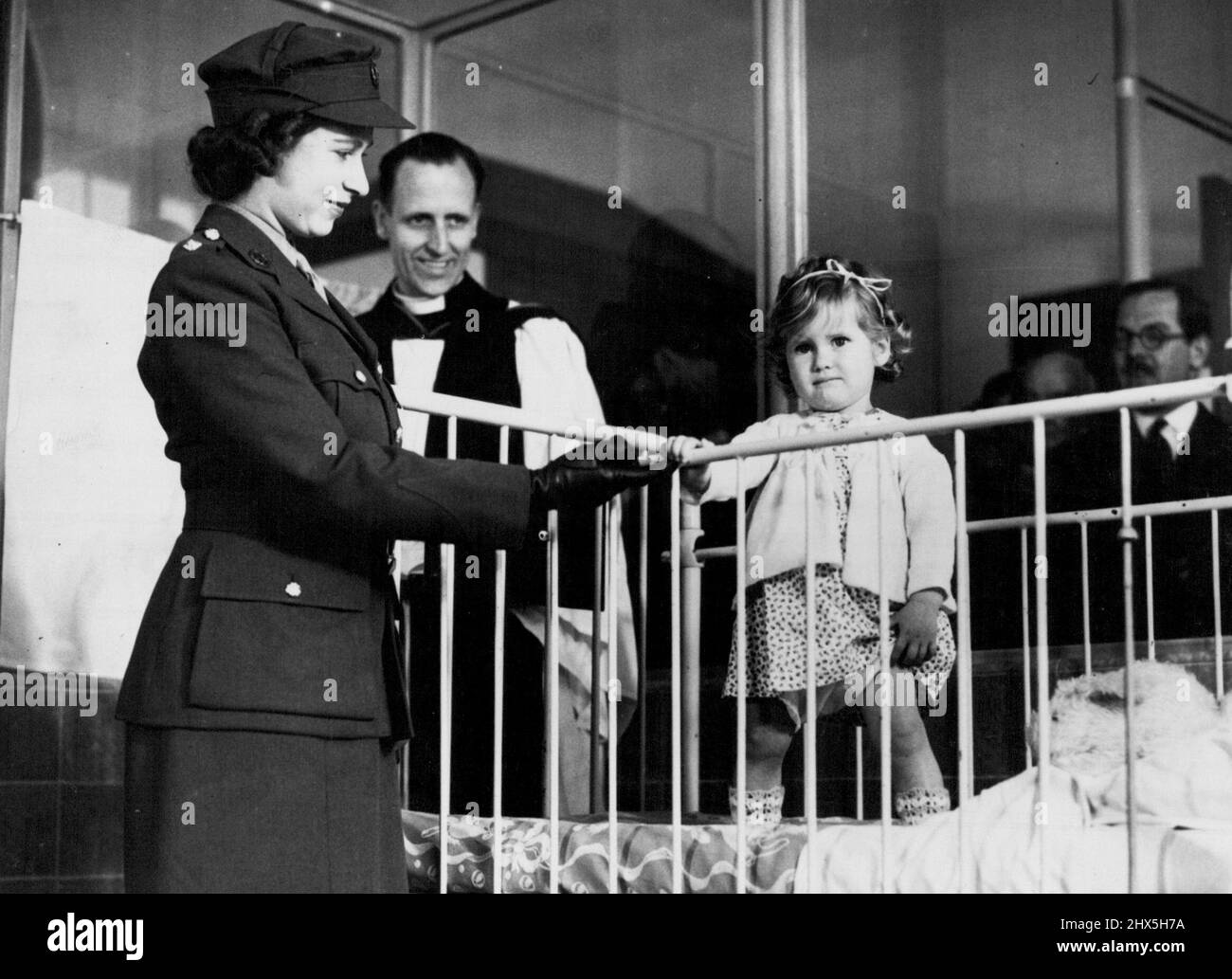 Princess Elizabeth Presents Australian Cot. Princess Elizabeth and ...