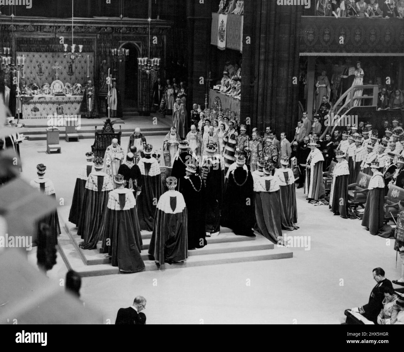 The Day Of The Queen's Crowning -- Queen Elizabeth II has been crowned ...